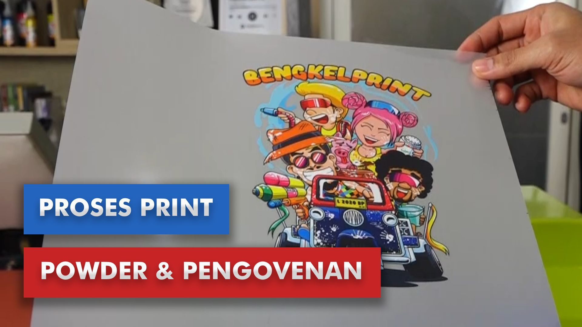 Proses Print, Powder Dan Oven | Mesin Riecat All New